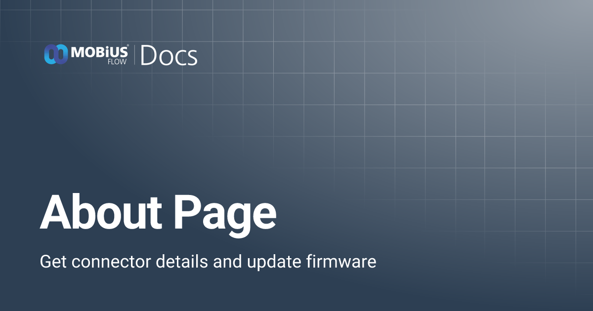 About Page | MobiusFlow Docs